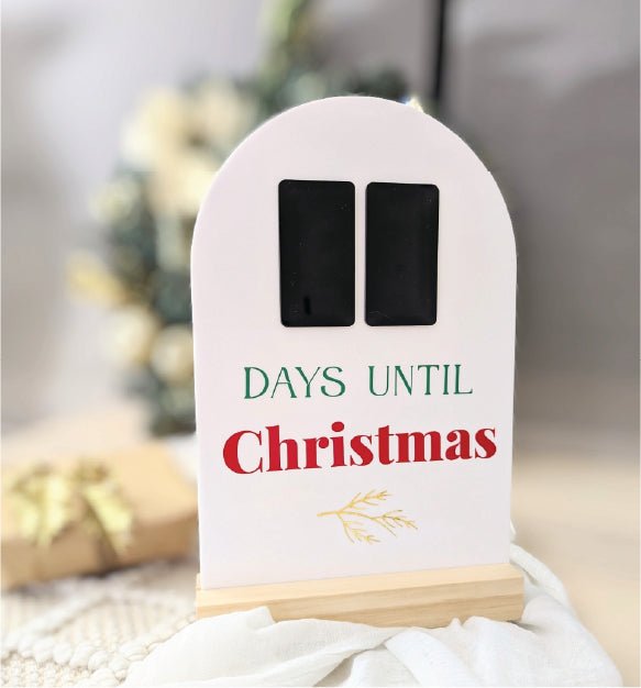 Acrylic Blanks | DIY Christmas Countdown Signs – AT Blanks Australia