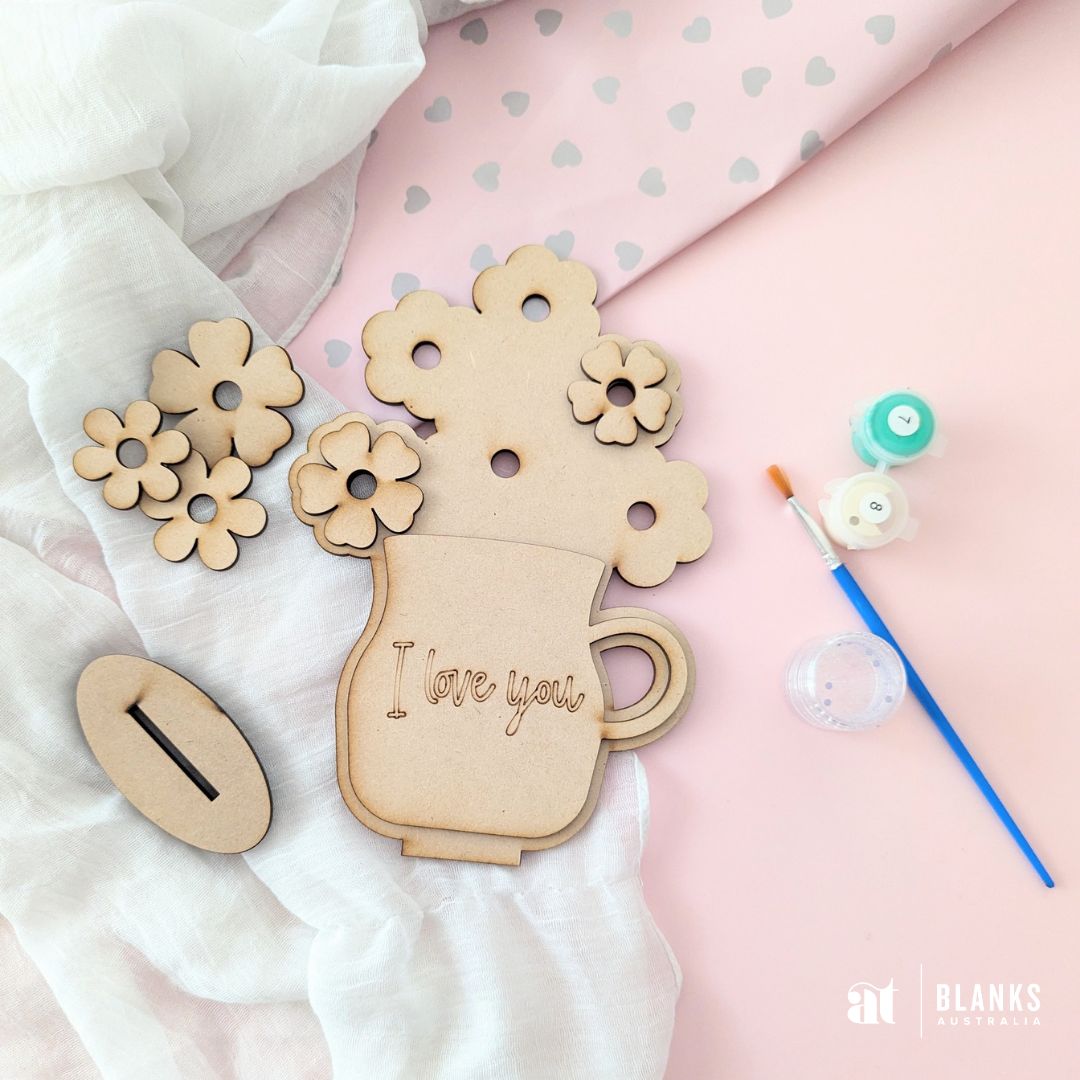 Mother's Day | Children's DIY Flower and Vase Blanks Kit – AT Blanks ...