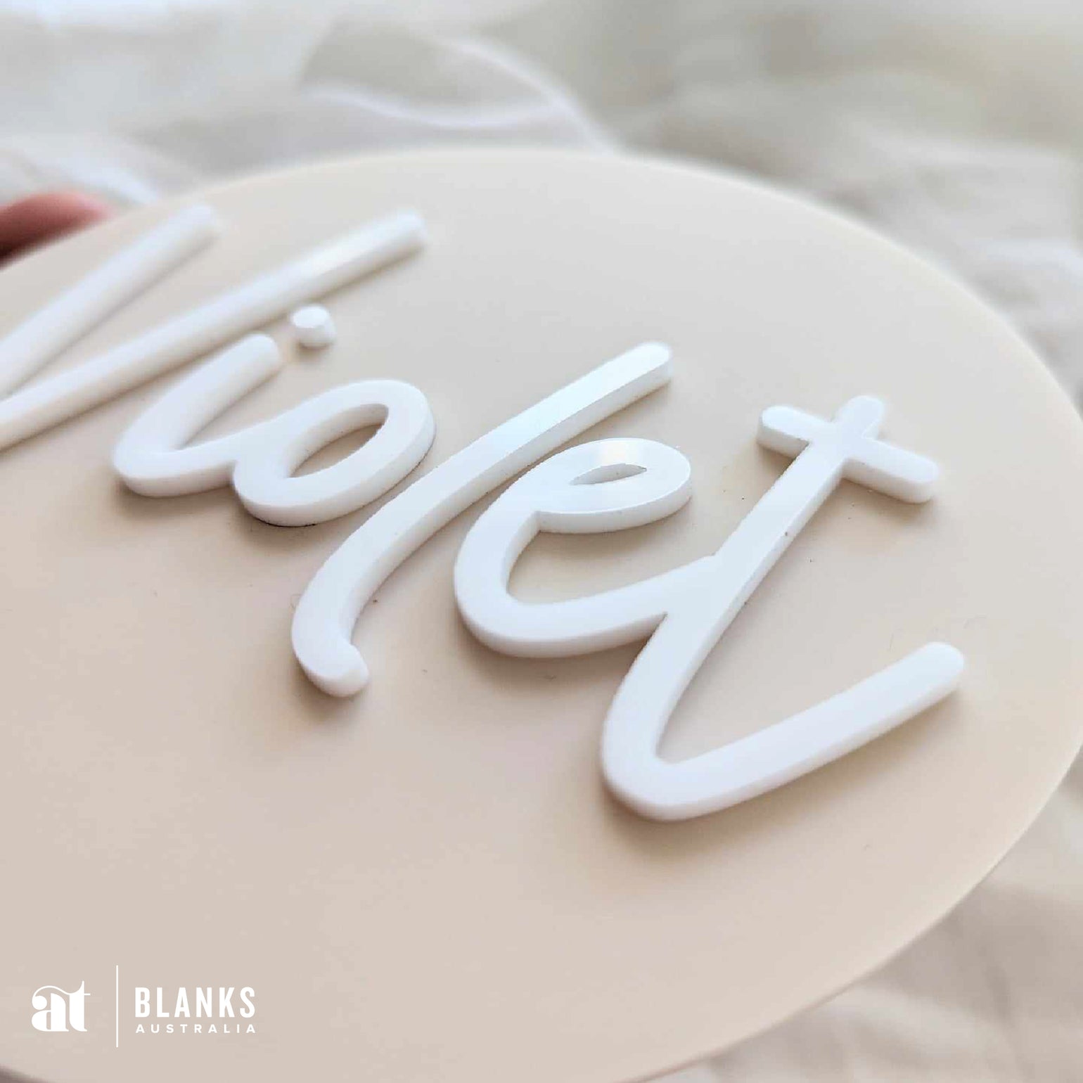 Personalised Name Wall Plaque – AT Blanks Australia