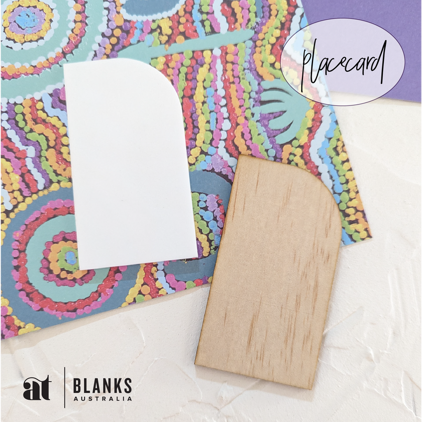 Rectangle Place card | Standard Range | Craft Blanks – AT Blanks Australia
