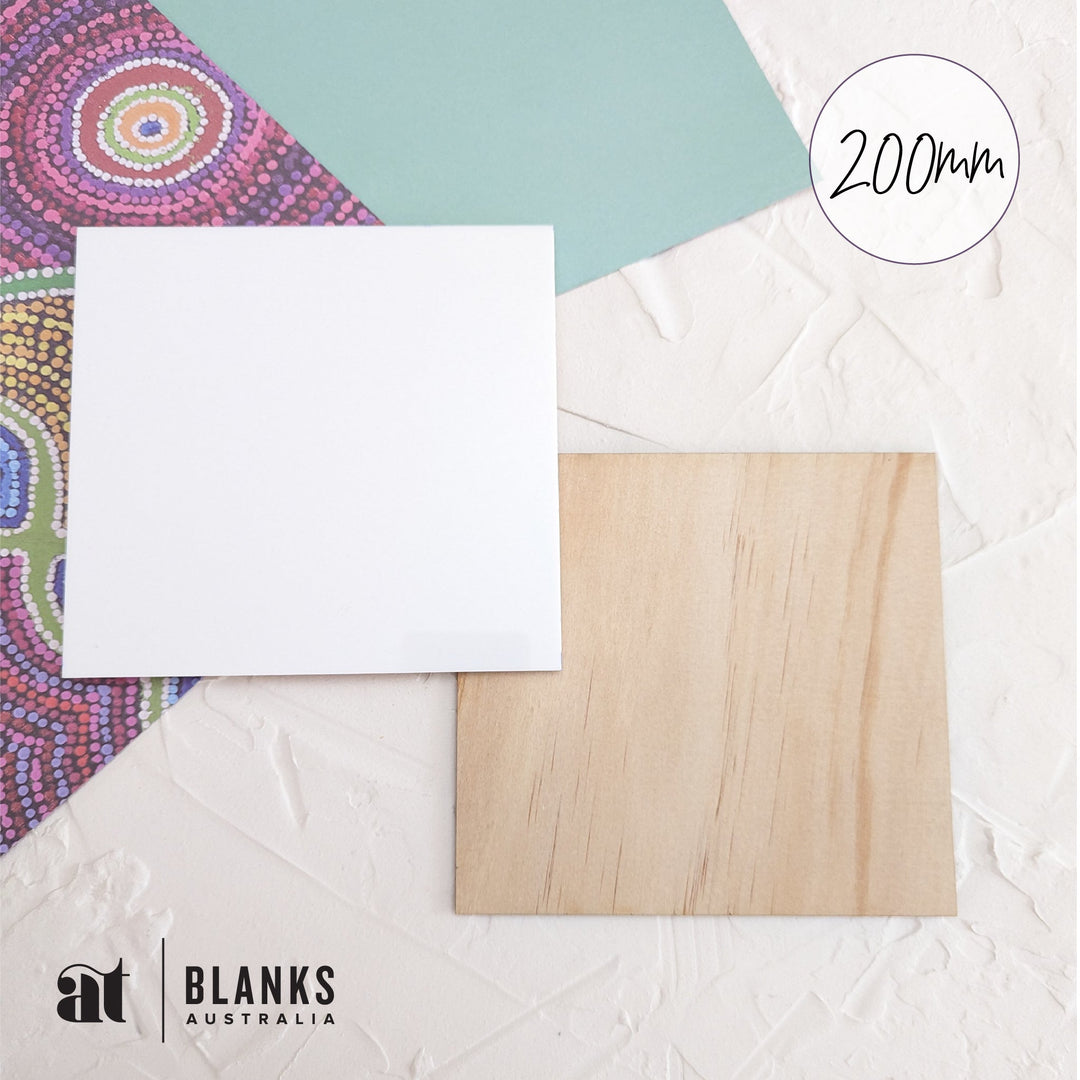 200mm Acrylic Blank Square – Custom Wedding Signs & Table Numbers – AT ...