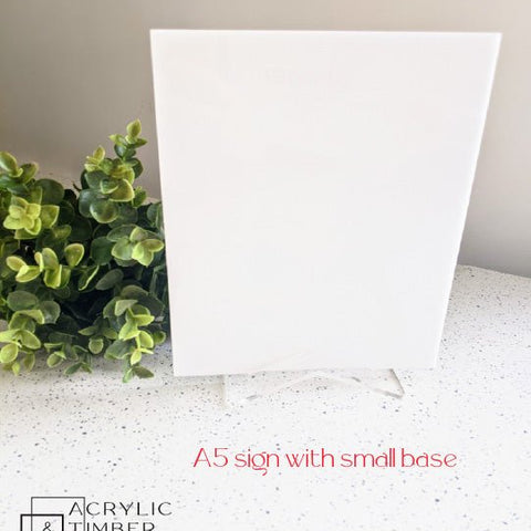 Acrylic Blank Shapes | Sign Base – AT Blanks Australia