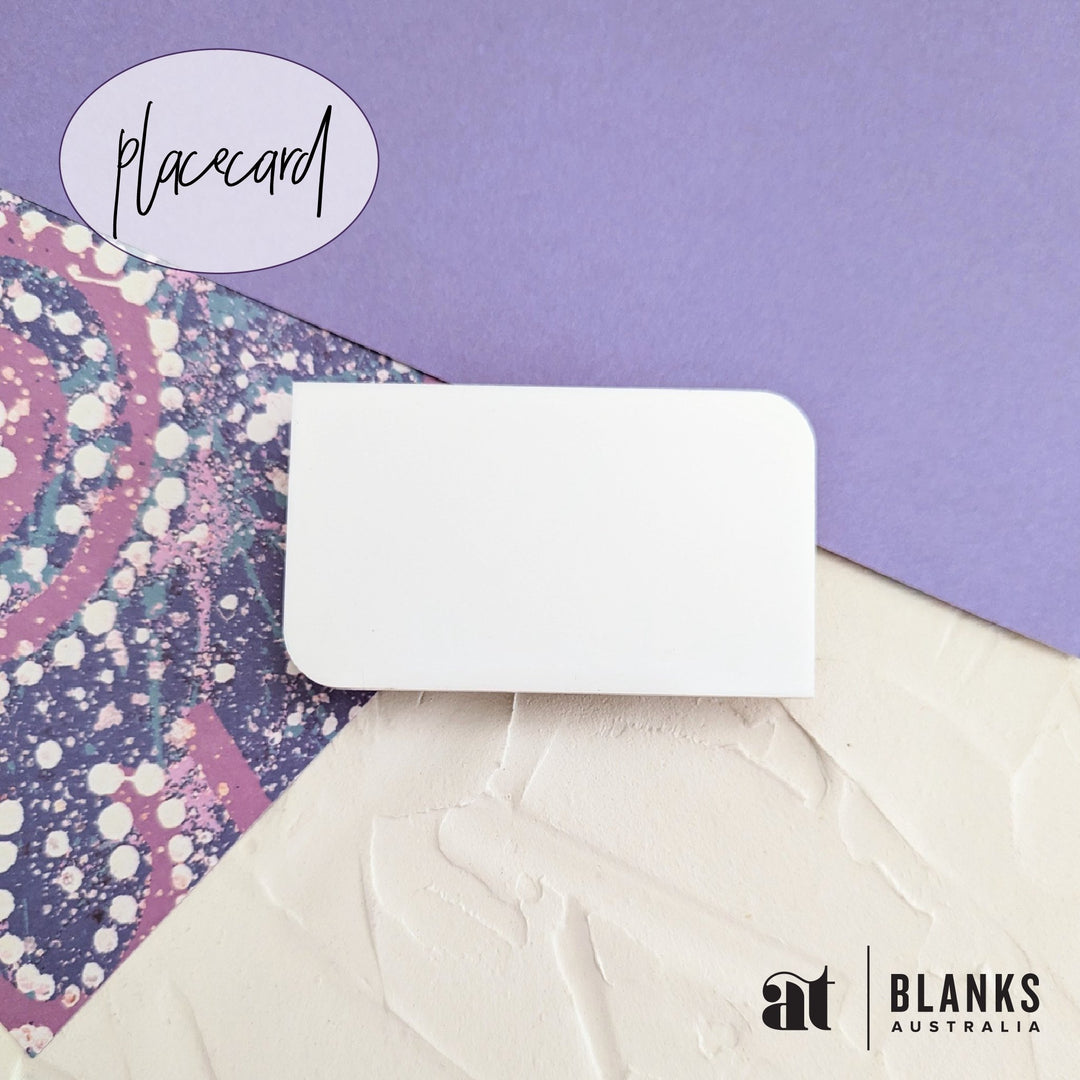 Rectangle Acrylic Blanks Adjacent Rounded – AT Blanks Australia