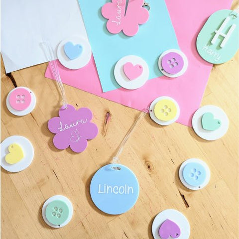 Brave Buttons | Acrylic Blank Shapes – AT Blanks Australia