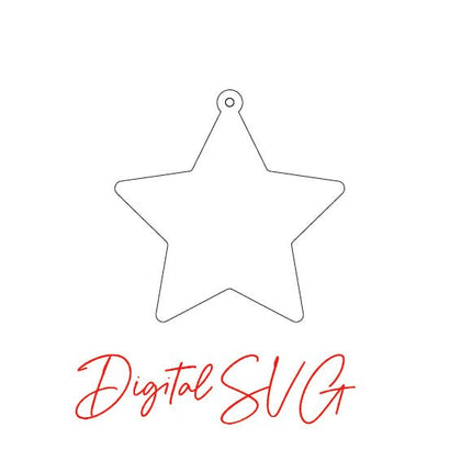 DIGITAL SVG FILE - Star Shape blanks – AT Blanks Australia