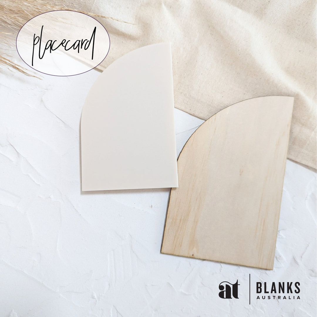 Half Arch Place card | Nature Range | Weddings – AT Blanks Australia