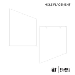 Pointed Rectangle 297 x 197mm (A4) | Standard | Craft Blanks – AT ...