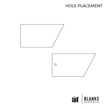 Pointed Rectangle Place card | Standard | Craft Blanks – AT Blanks ...